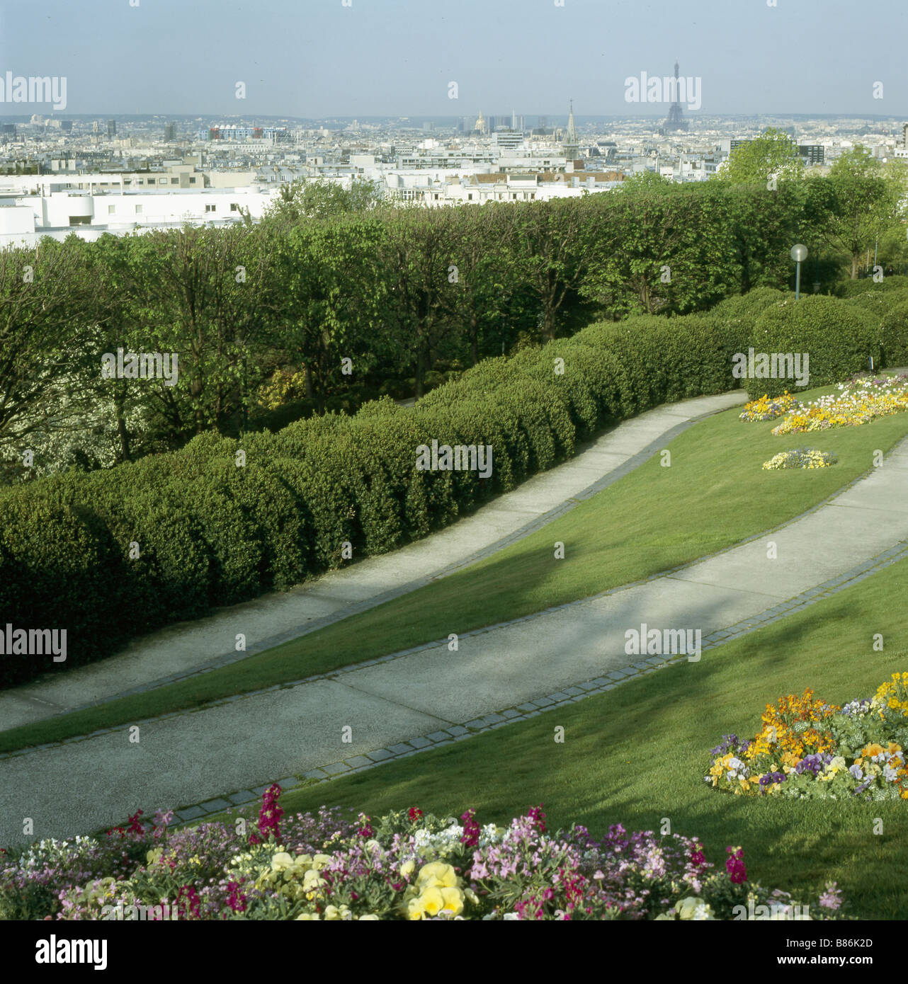 Belleville paris eiffel hi-res stock photography and images - Alamy