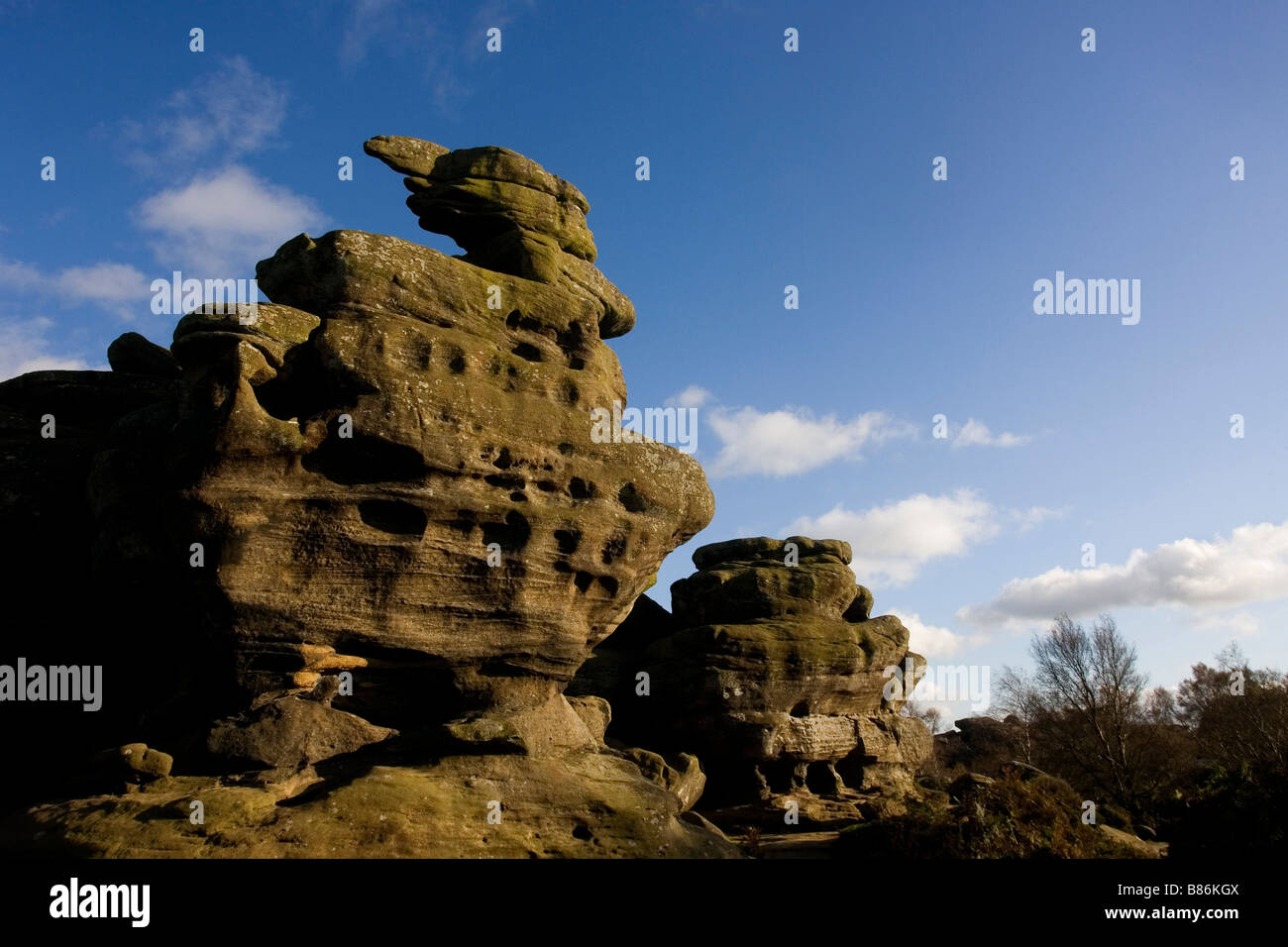 Brimham Rocks Yorkshire England UK Stock Photo - Alamy