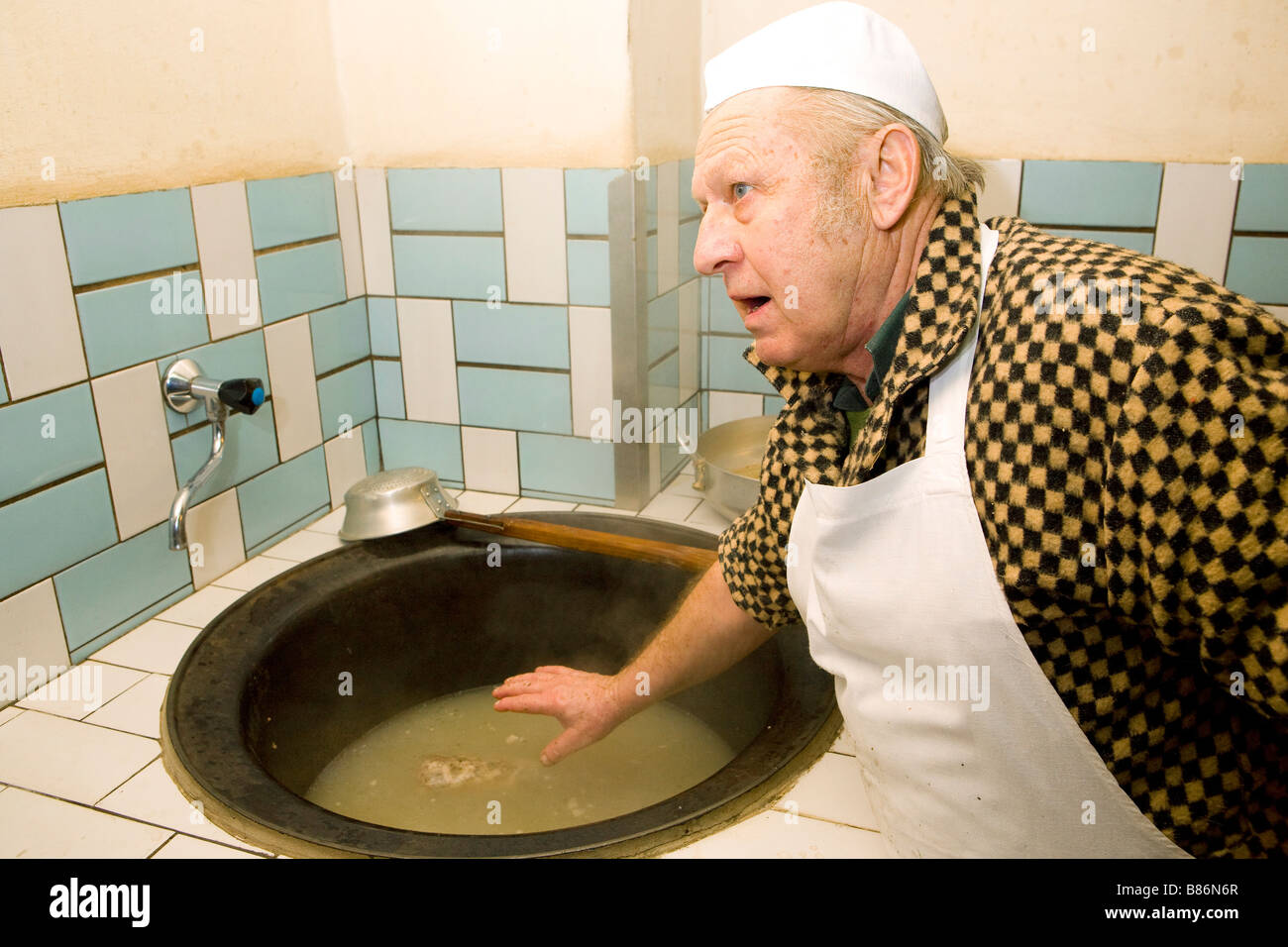 traditional pig sticking Czech Republic Stock Photo - Alamy