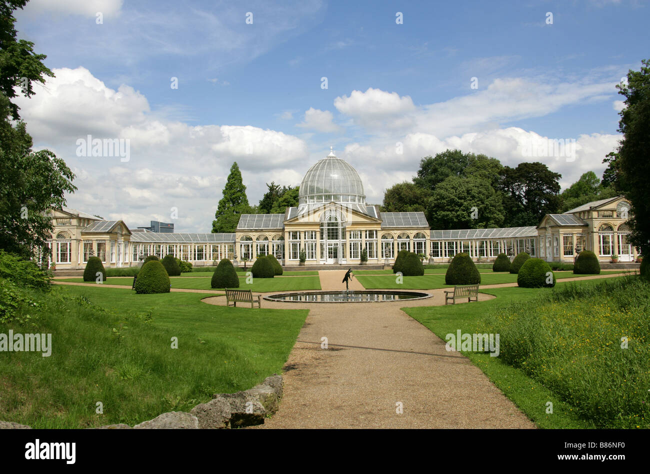 The Great Conservatory and Gardens, Syon House, Brentford, Middlesex ...