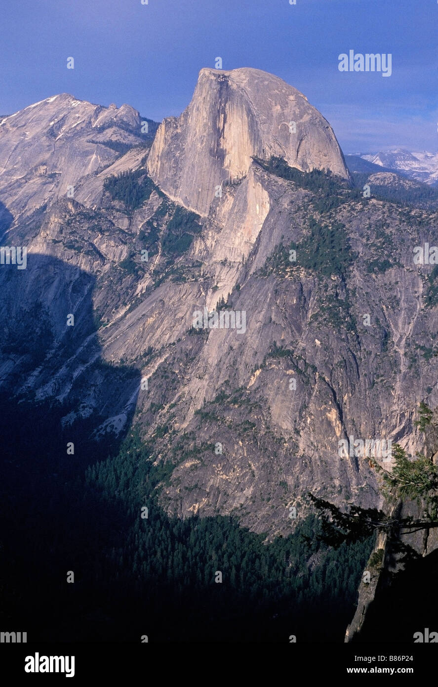 Half dome and clouds rest, Yosemite National Park, California, USA ...
