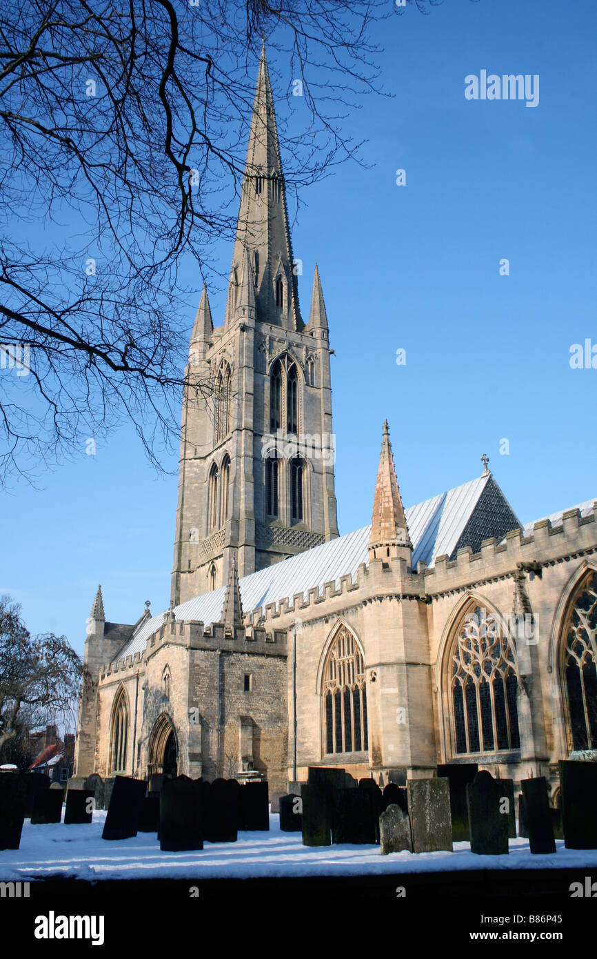 St wulframs church grantham hi-res stock photography and images - Alamy