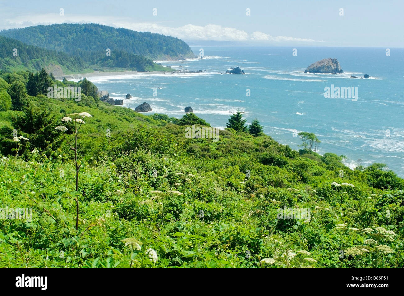 Crescent City, California, USA Stock Photo - Alamy