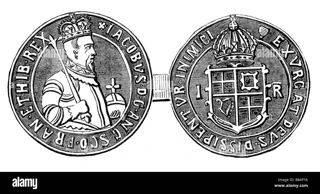 Fifteen Shilling Coin during the Reign og King James I of England ...