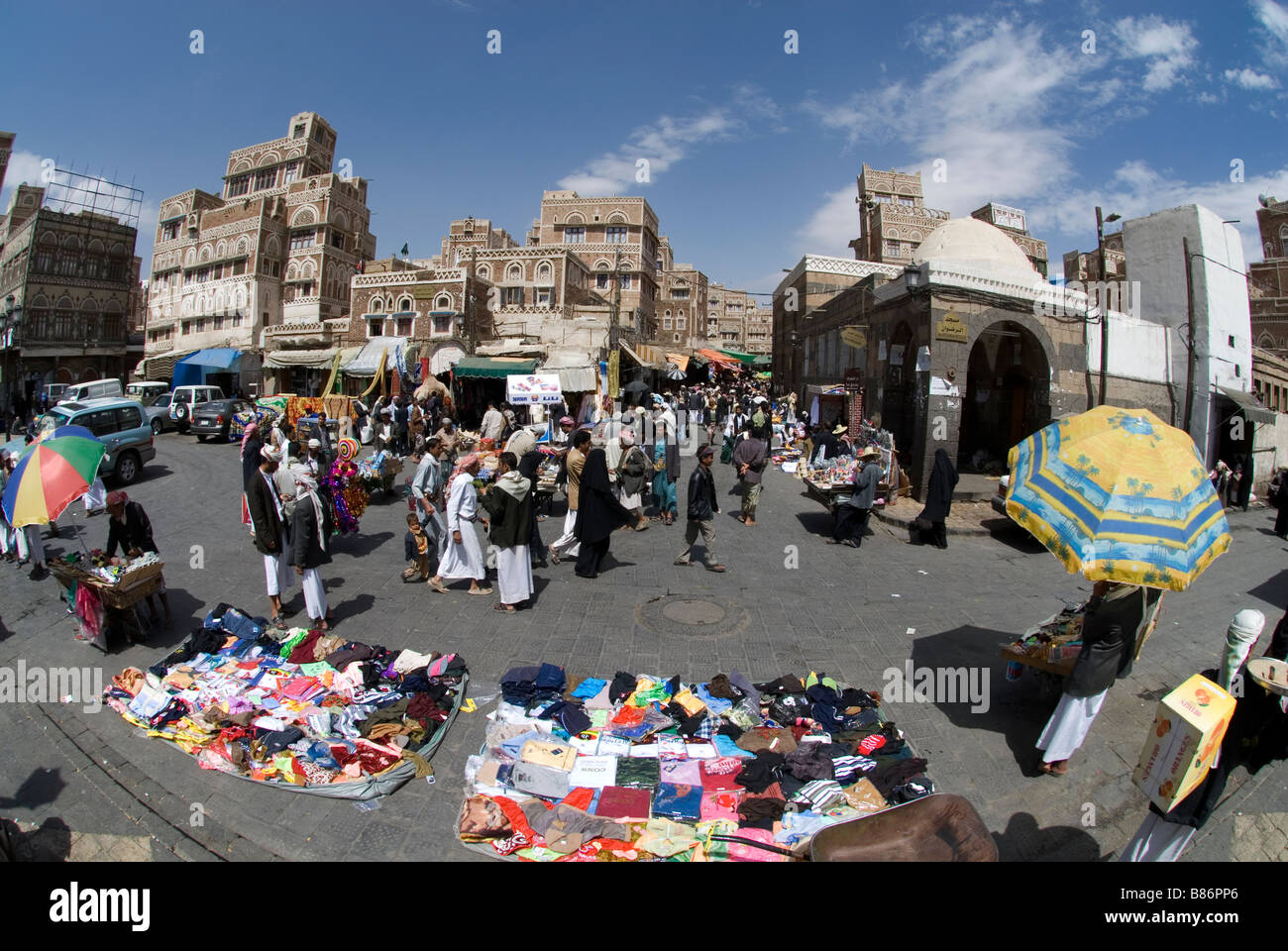 Bab Al Yemen Sanaa Yemen Stock Photo - Alamy