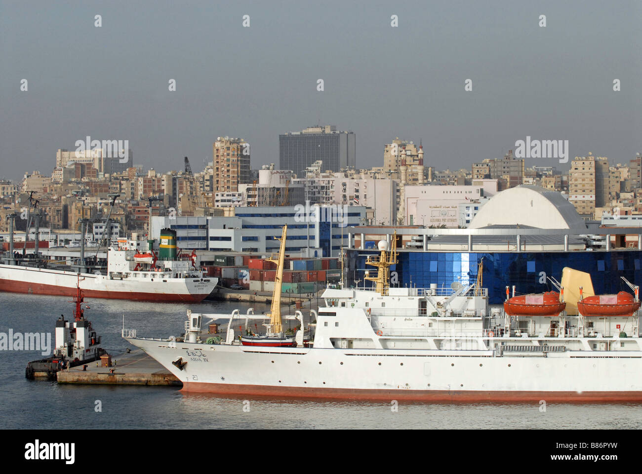 Alexandria port hi-res stock photography and images - Alamy