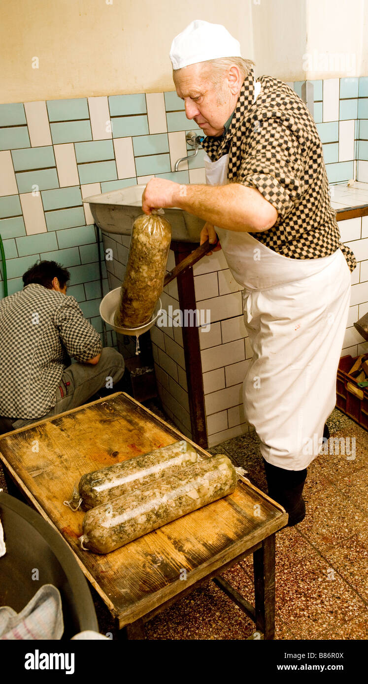 traditional pig sticking Czech Republic Stock Photo - Alamy