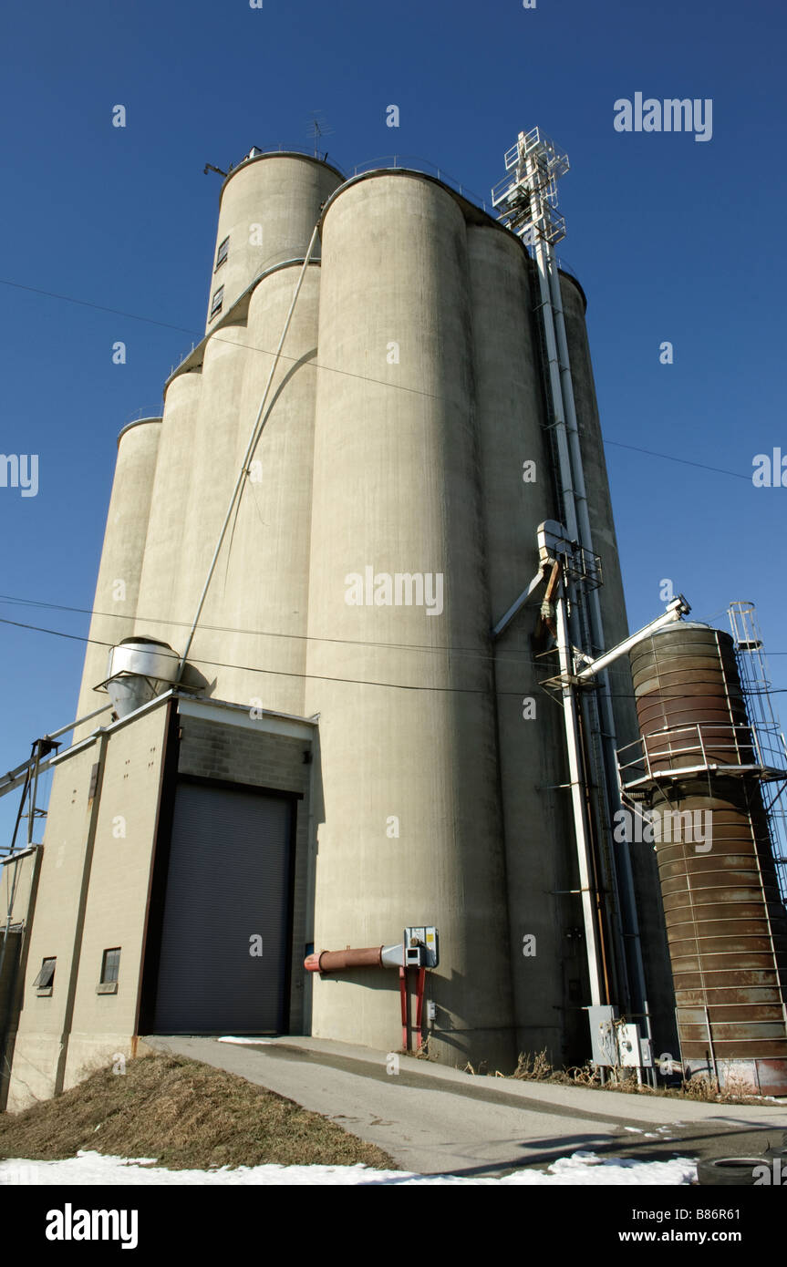 Sanitary Flour building in Ionia Michigan USA Stock Photo - Alamy