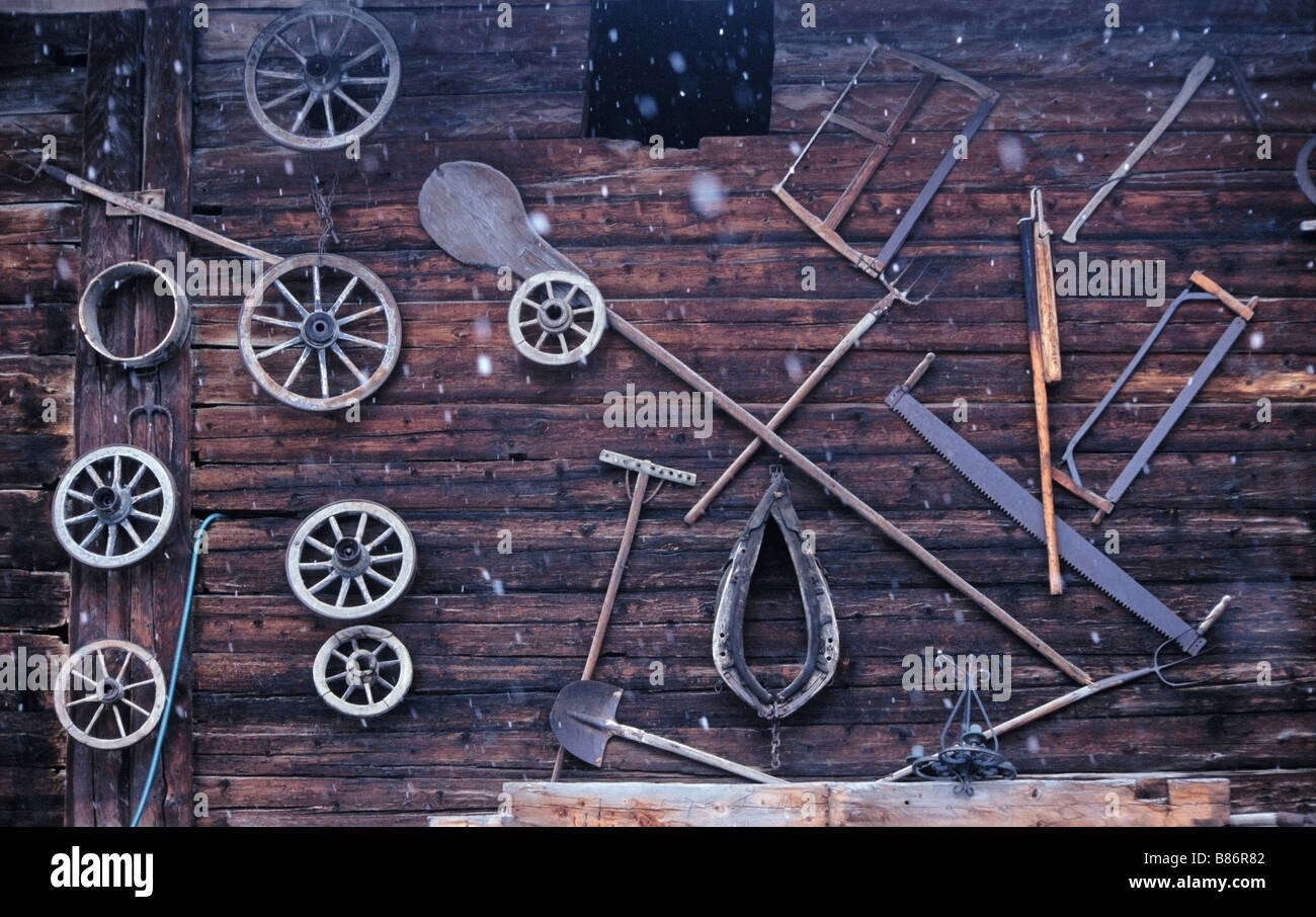 Old hand tools Stock Photo - Alamy