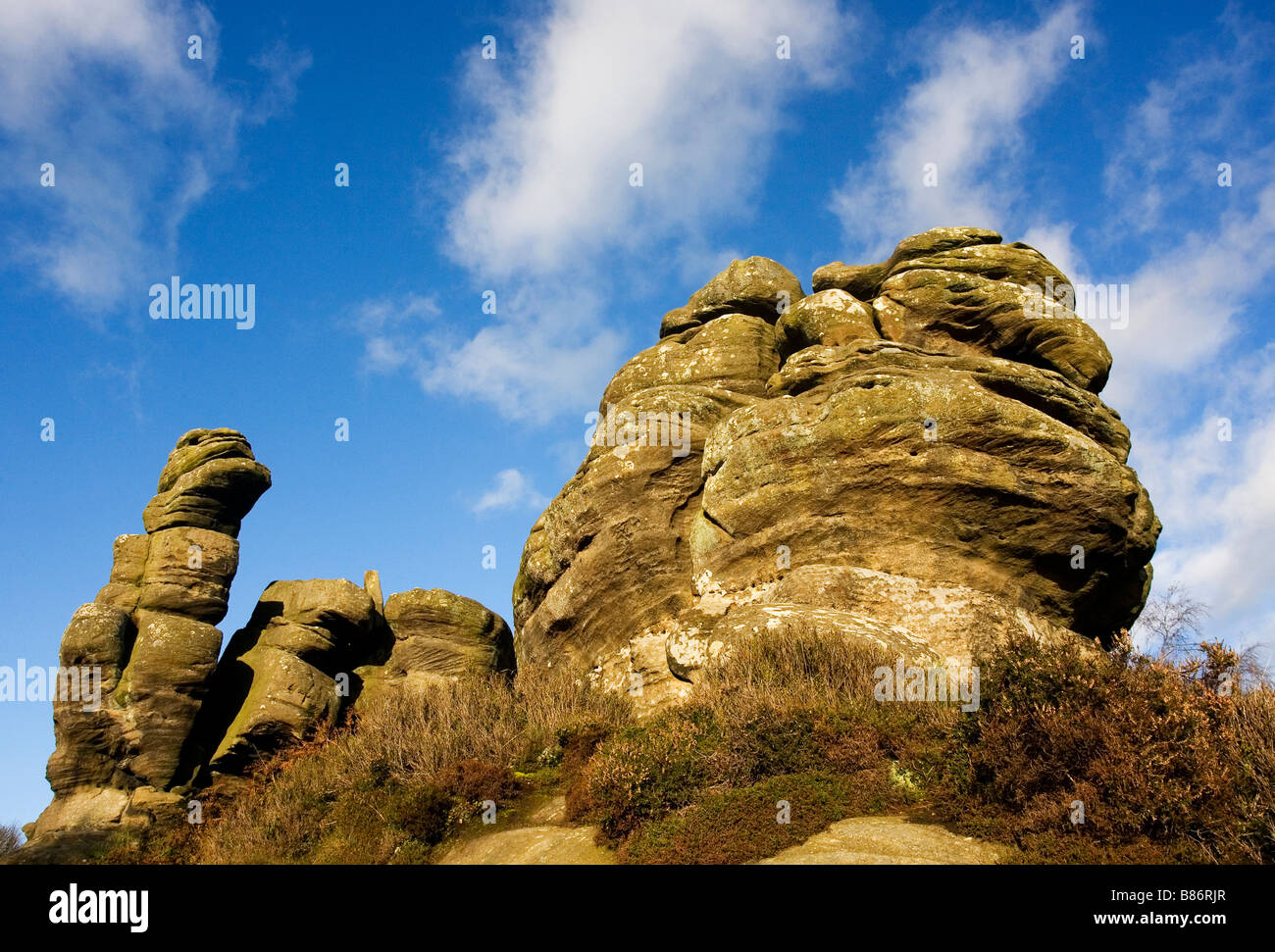 Brimham Rocks Yorkshire England UK Stock Photo - Alamy