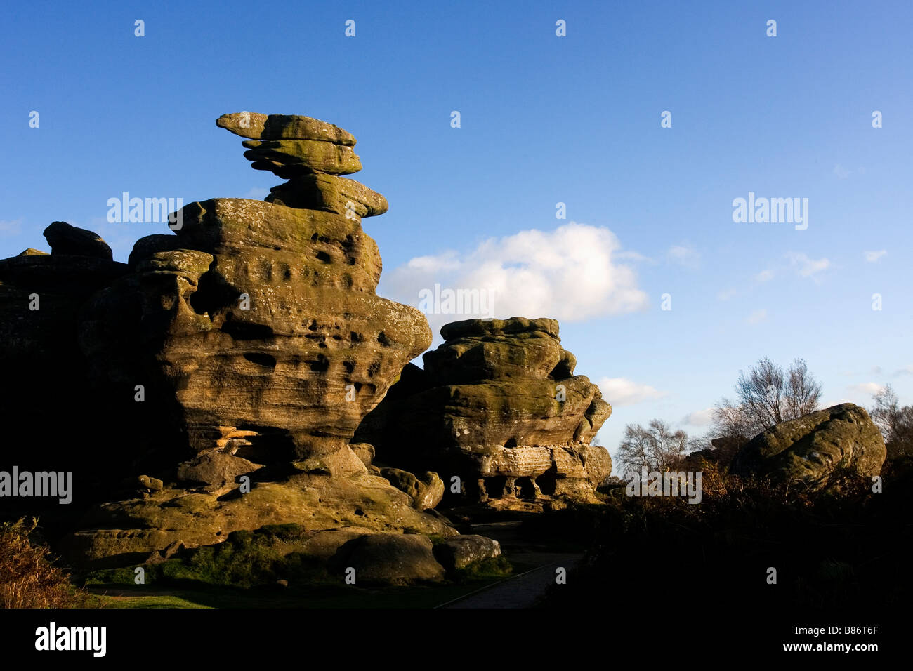 Brimham Rocks Yorkshire England UK Stock Photo - Alamy