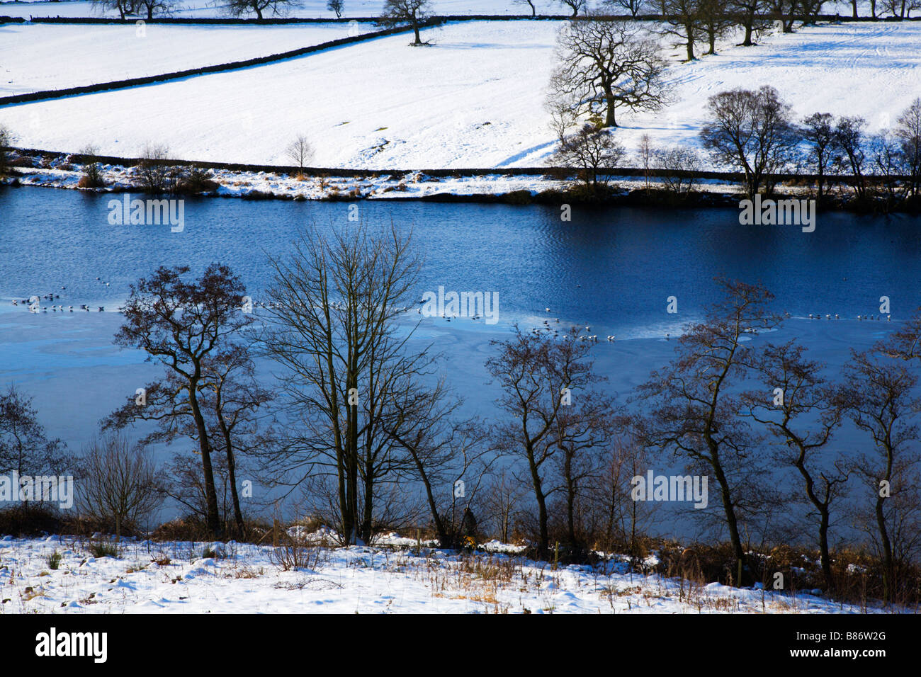 Fewston Reservoir North Yorkshire England Stock Photo - Alamy
