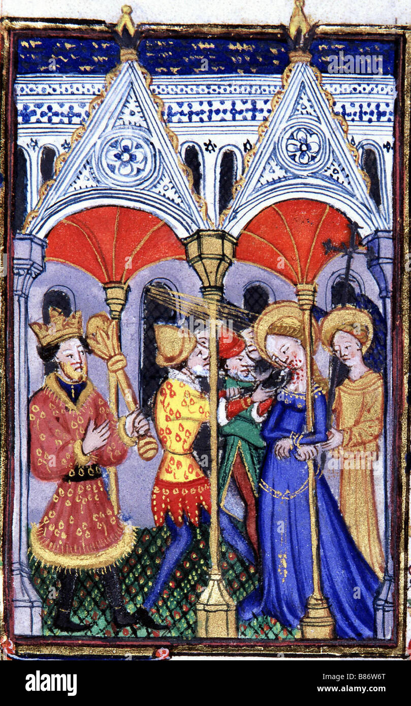 Manuscript of the Rohan-Montauban Hours: Saint Apolline and her ...