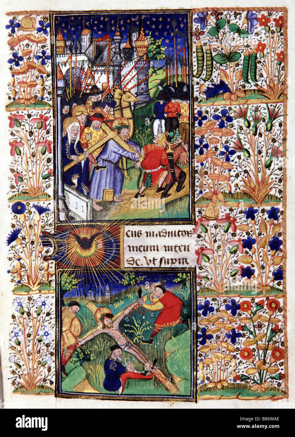 Cross illuminated manuscript hi-res stock photography and images - Alamy