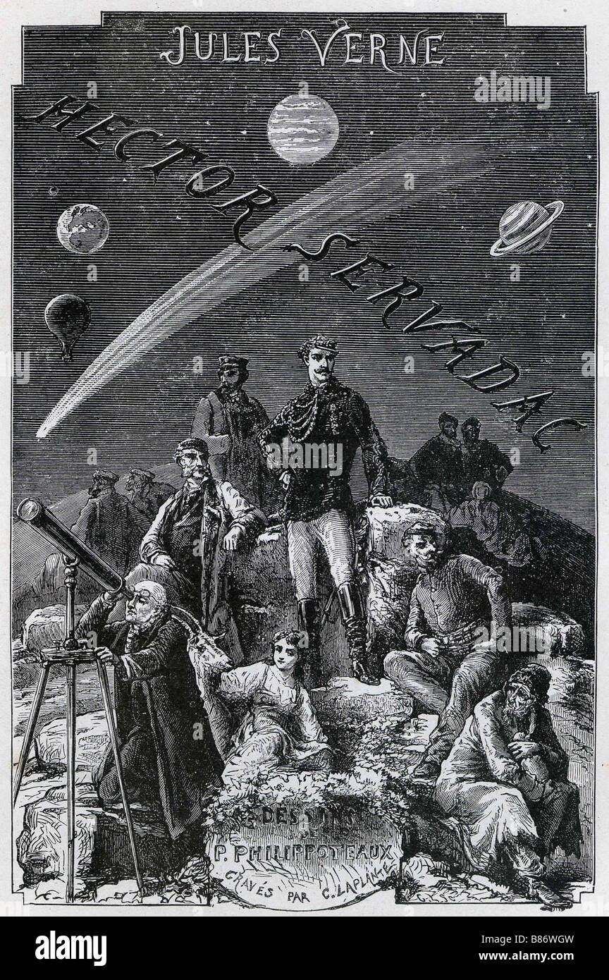 Hector servadac 19th century hetzel edition hi-res stock photography ...