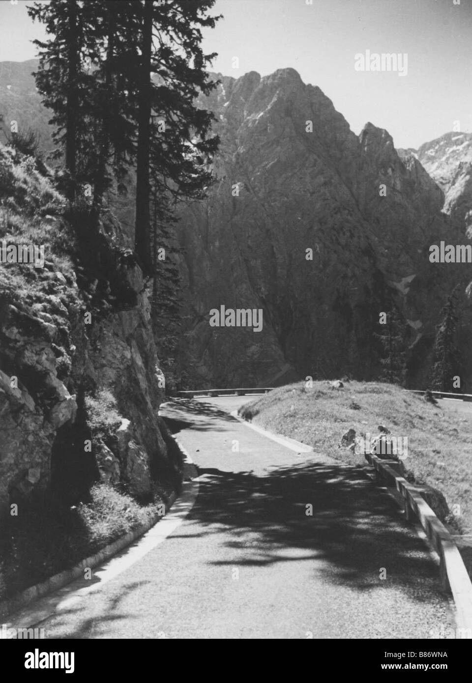 Eagle's Nest, Adolf Hitler's retreat at Berchtesgaden: access road ...