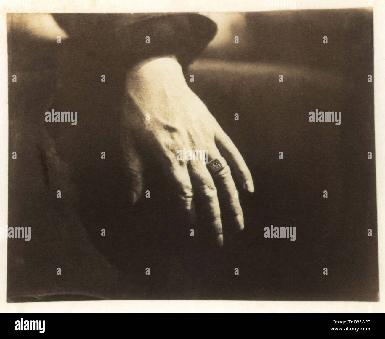 Victor Hugo's hand Stock Photo - Alamy