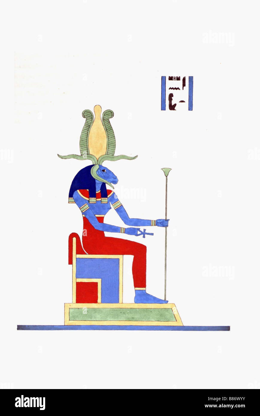 Ram headed god hi-res stock photography and images - Alamy