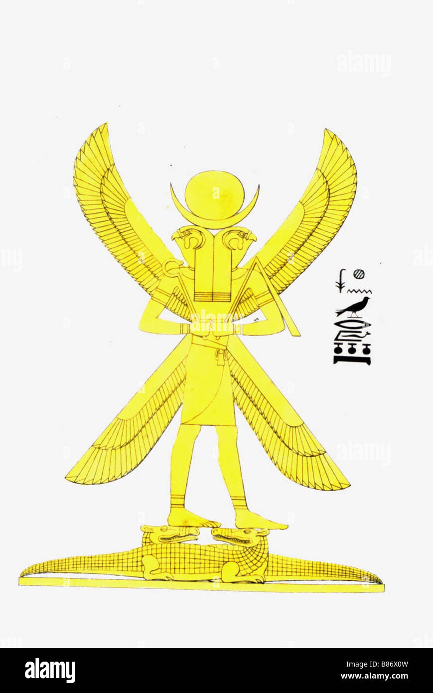 Egyptian falcon Cut Out Stock Images & Pictures - Alamy