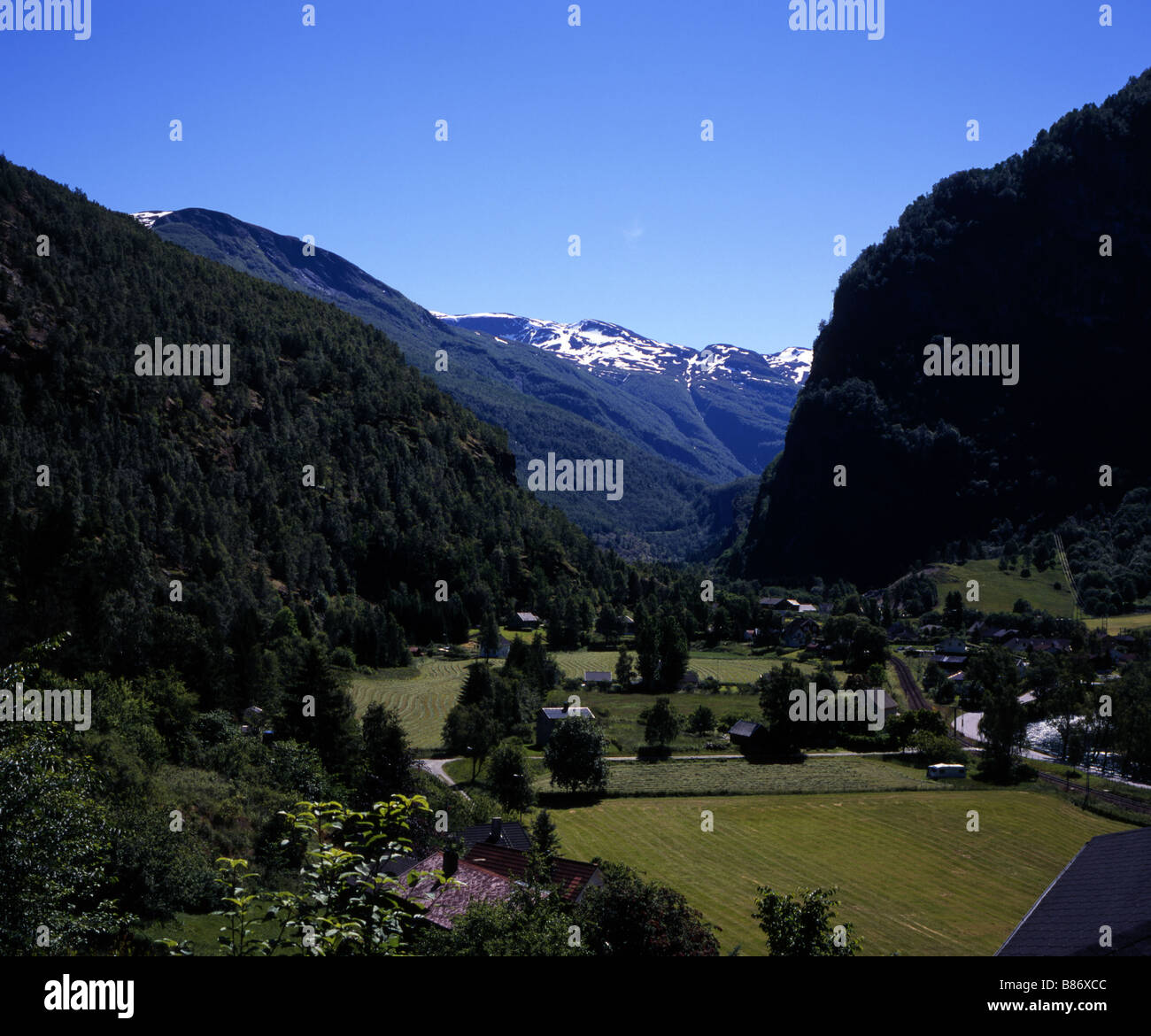 Flam valley flamsdalen hi-res stock photography and images - Alamy