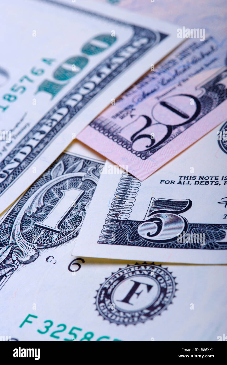 US paper currency Stock Photo - Alamy