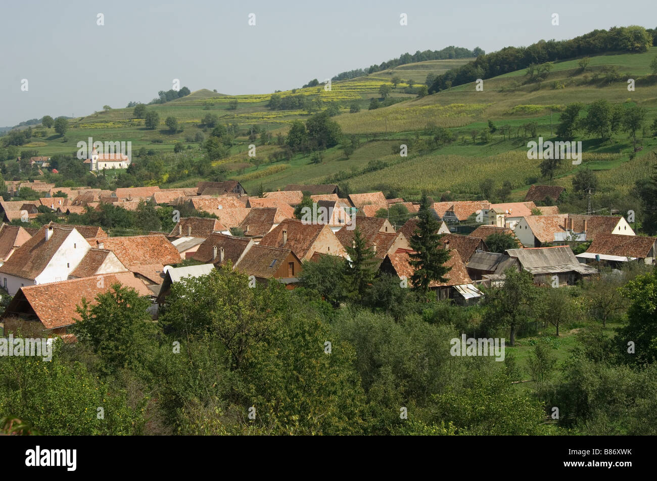 Biertan village, Romania Stock Photo - Alamy