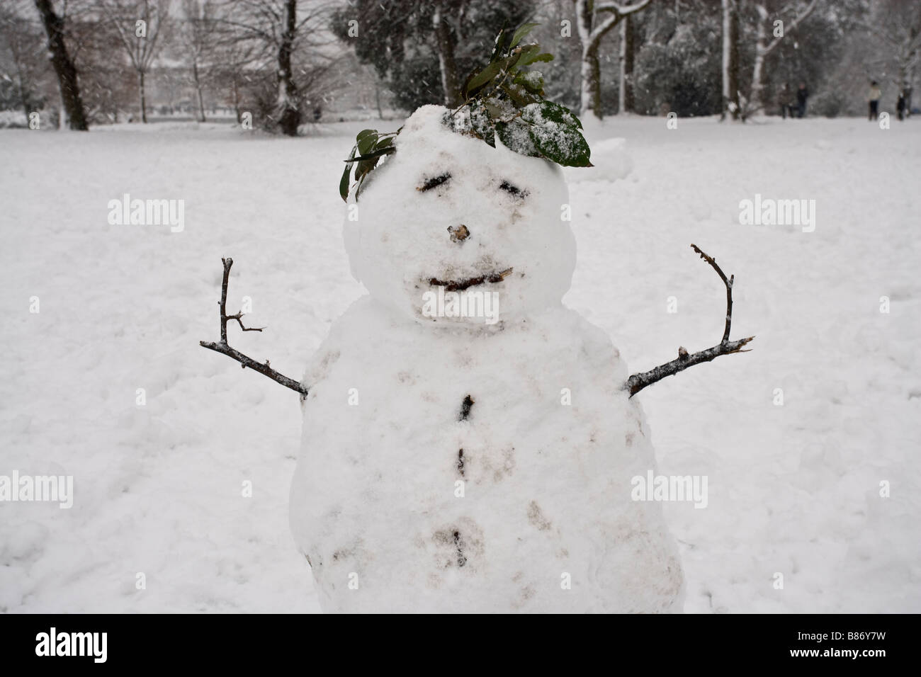 Snow men hi-res stock photography and images - Alamy