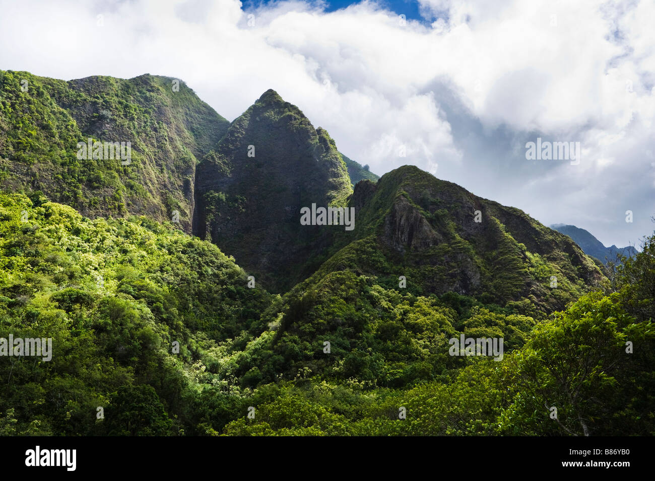 Iao Valley State Park Maui Hawai'i Stock Photo - Alamy