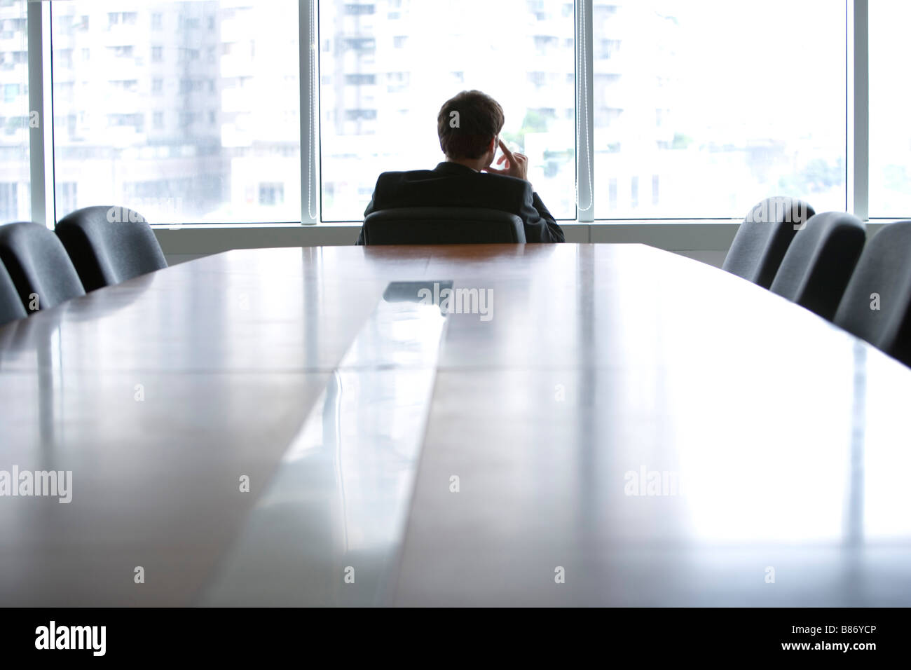 Businessman reflection rear hi-res stock photography and images - Alamy