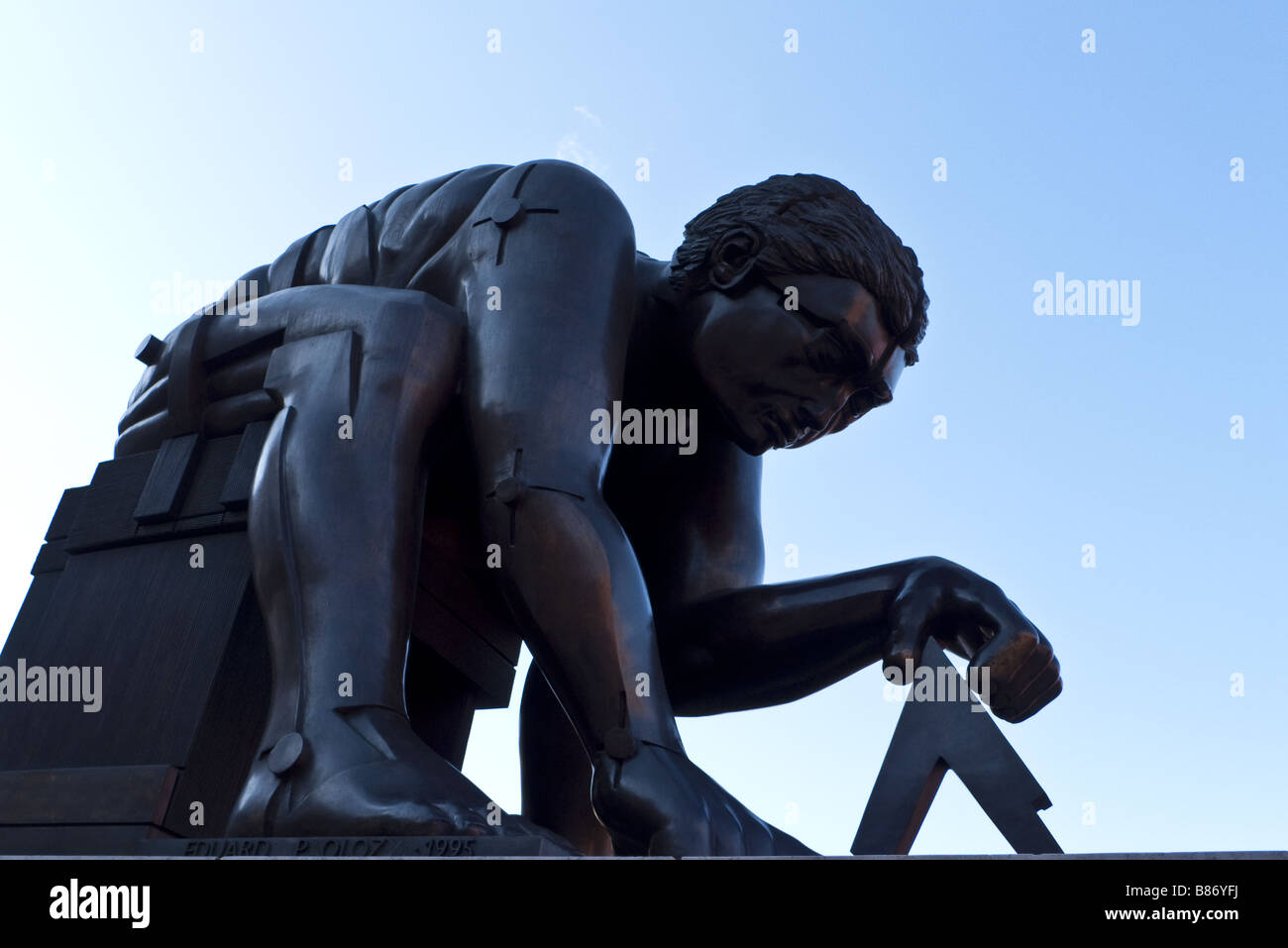 Newton by Paolozzi Stock Photo - Alamy