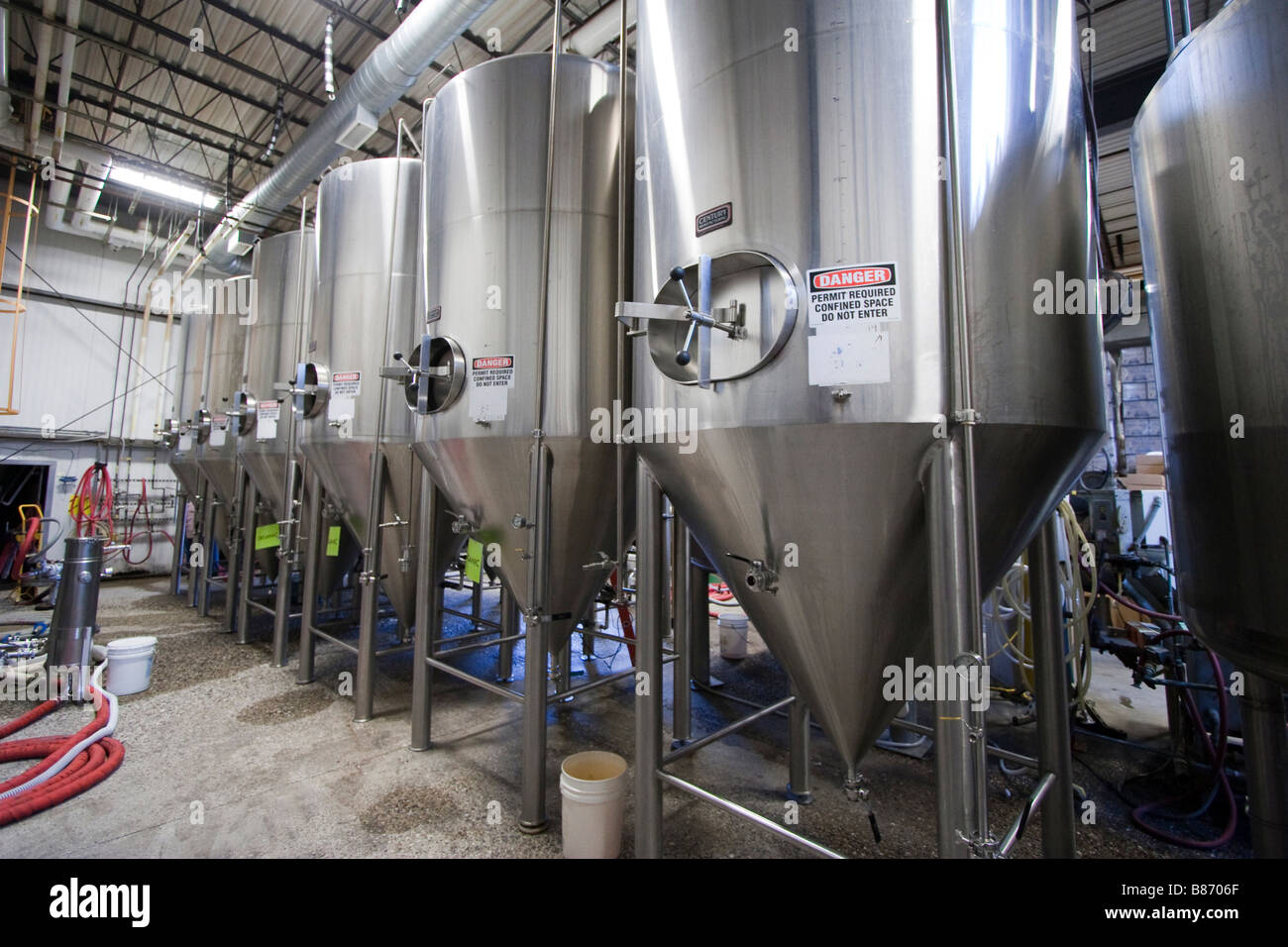 Fermenting tanks creek brewery hi-res stock photography and images - Alamy