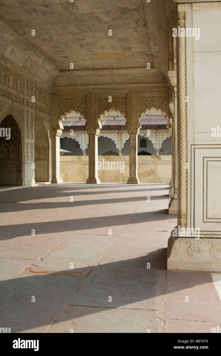 The Khas Mahal Marble Pavillon Red Fort of Agra Stock Photo - Alamy