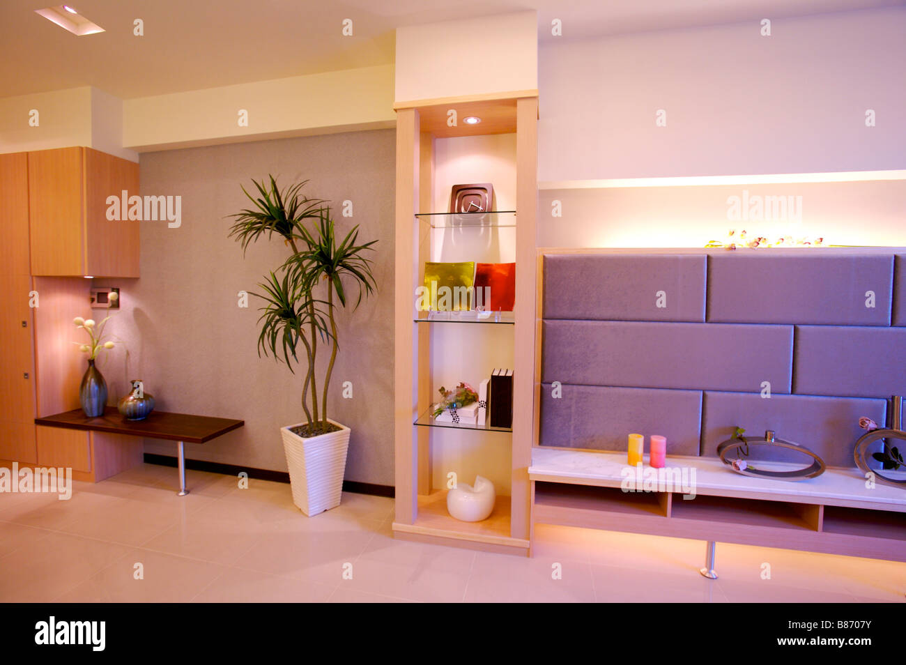 A corner at modern home Stock Photo - Alamy