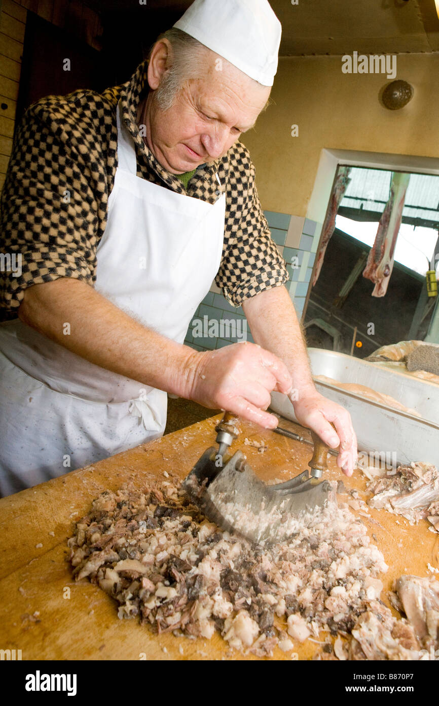 traditional pig sticking Czech Republic Stock Photo - Alamy