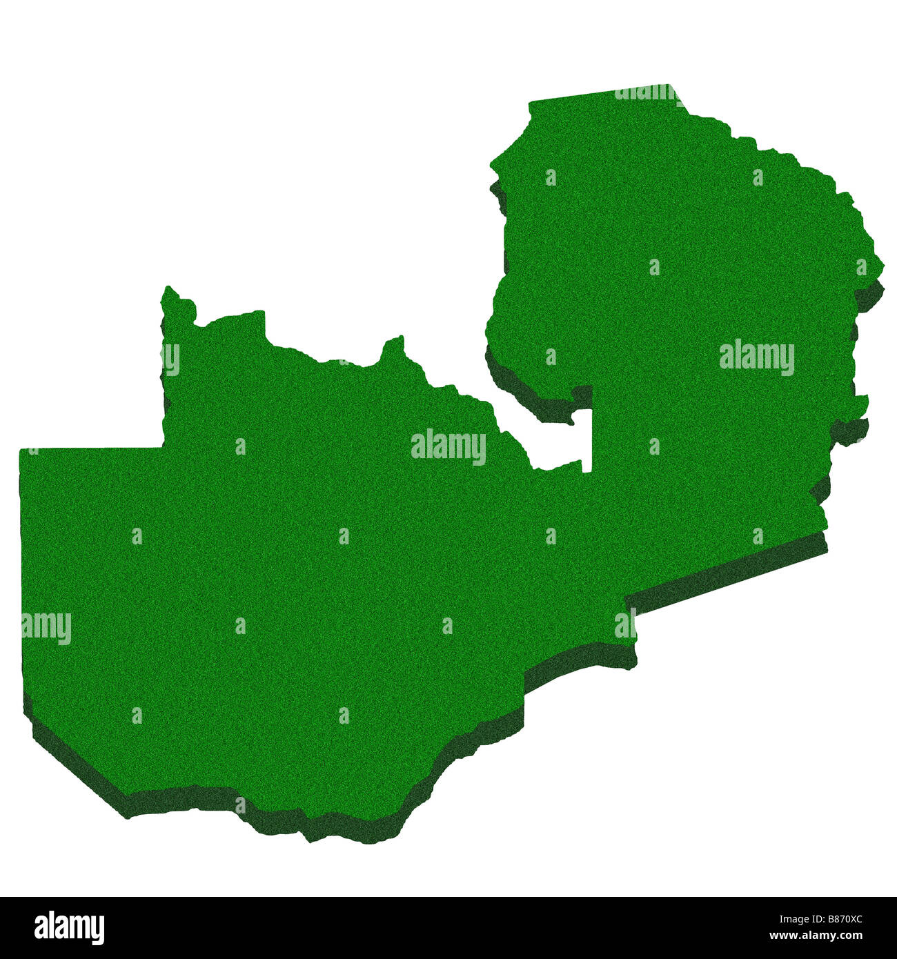 Zambia map hi-res stock photography and images - Alamy