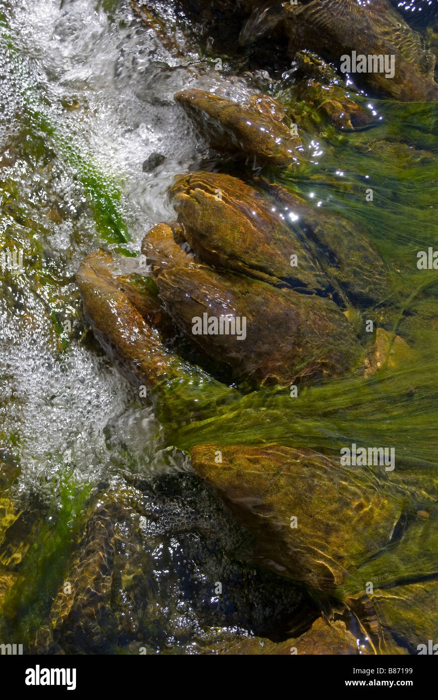 Water rushing down mountain hi-res stock photography and images - Alamy