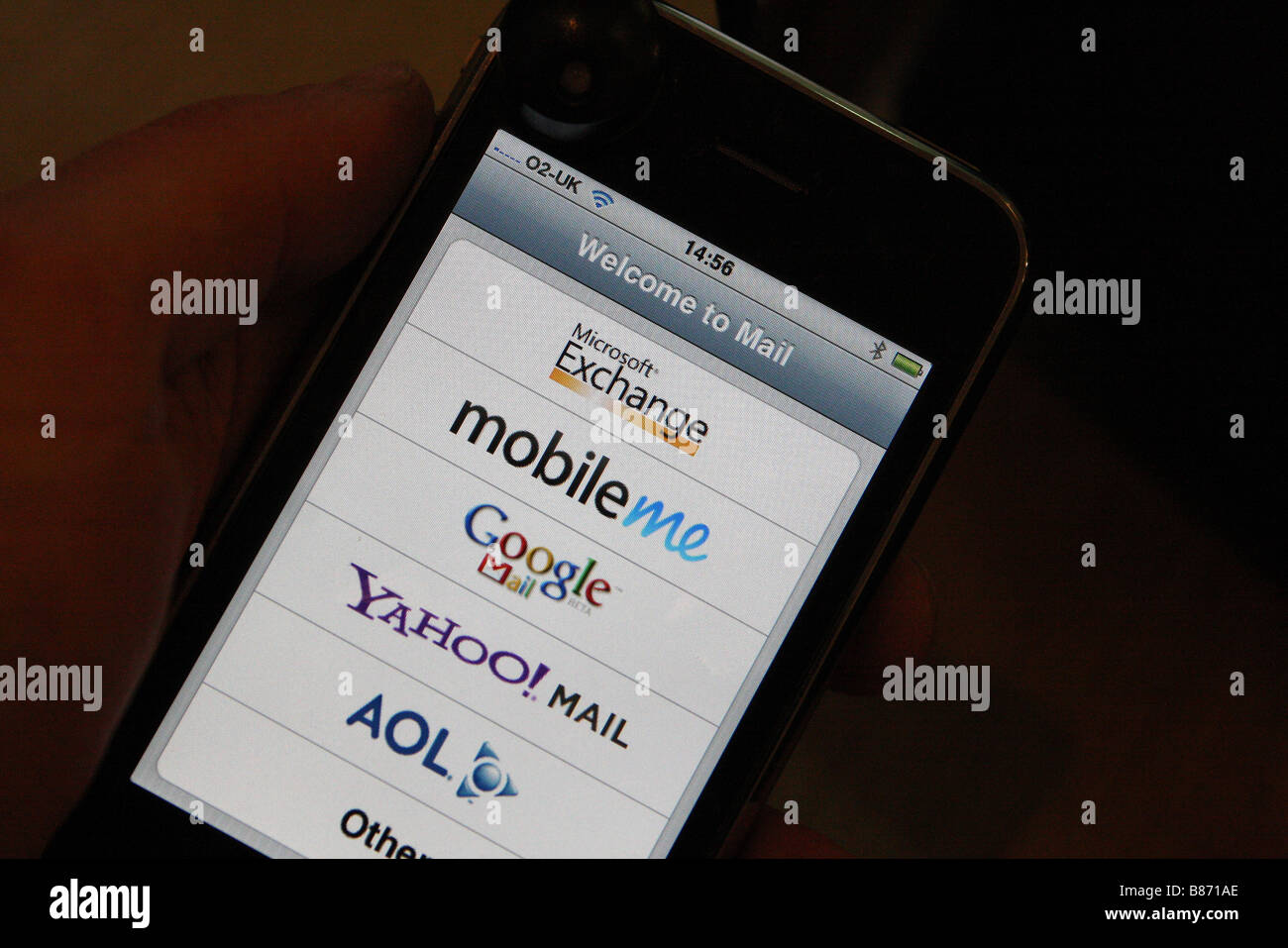 apple iphone being used to connect to the internet Stock Photo - Alamy