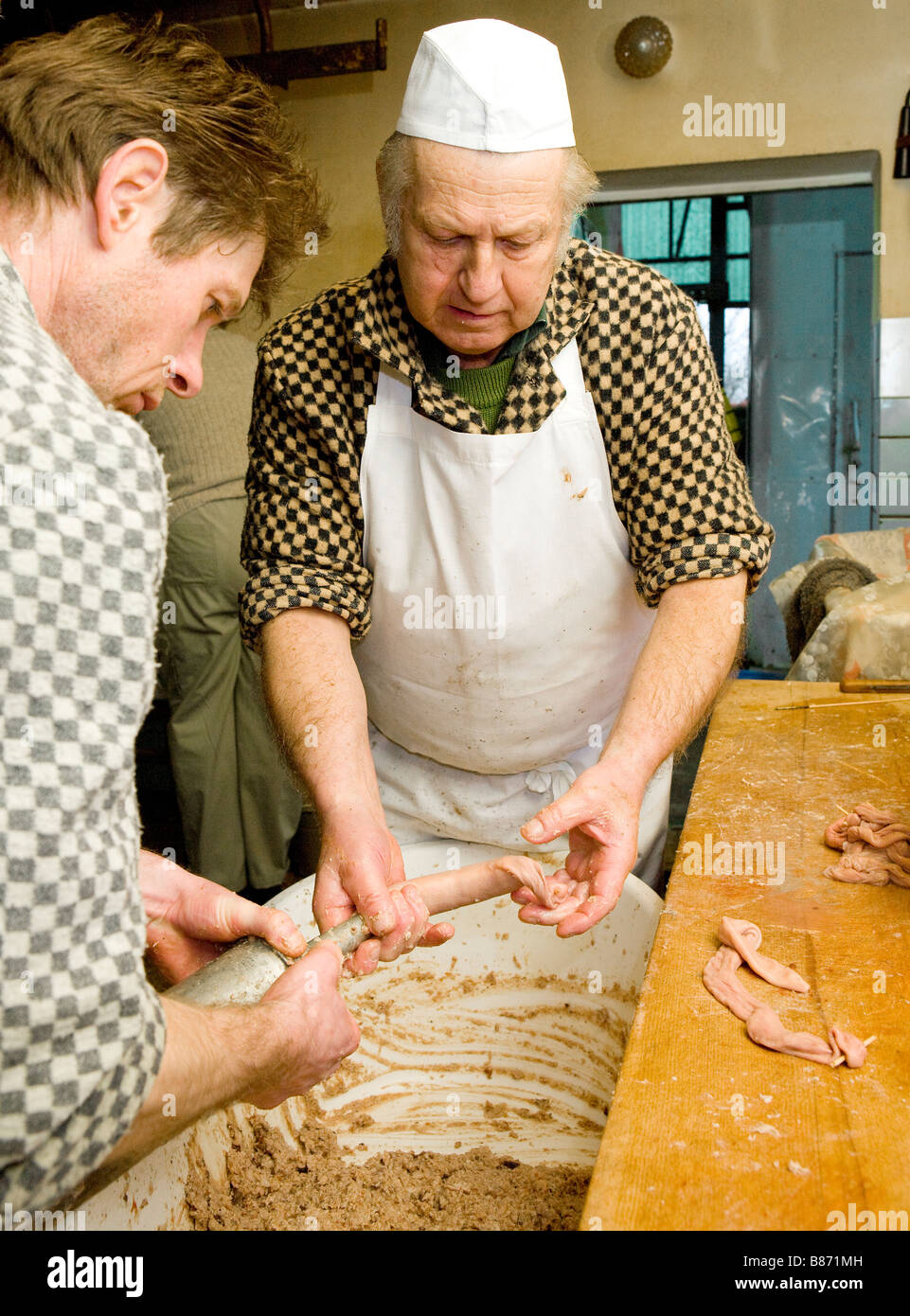 traditional pig sticking Czech Republic Stock Photo - Alamy