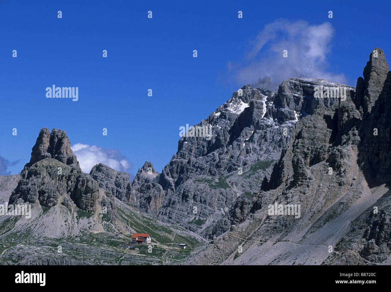 Elk176 1207 Italy Dolomites Tre Cime di Lavaredo Passeo Lavaredo with ...