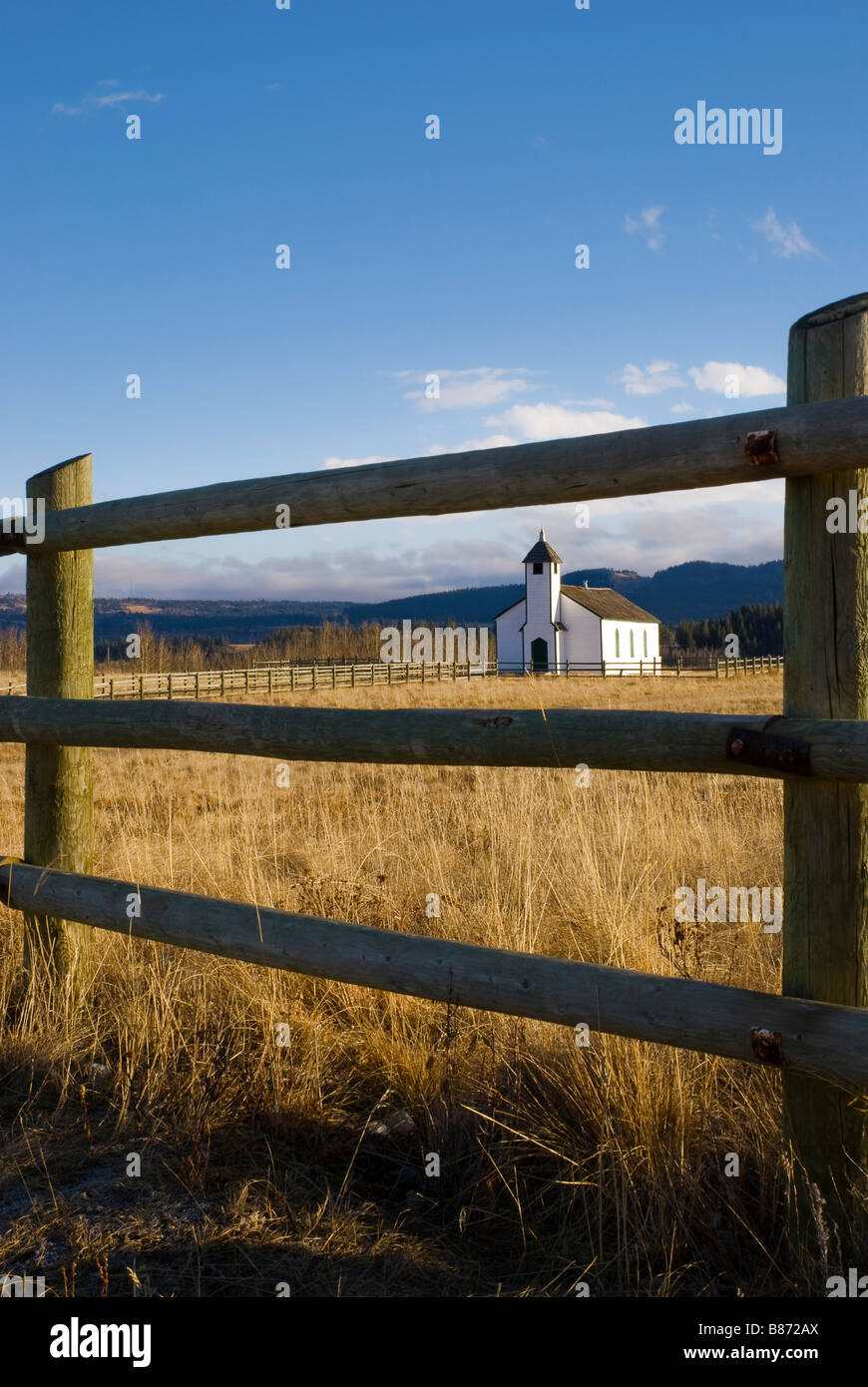 The Morley Church, Alberta, Canada Stock Photo - Alamy