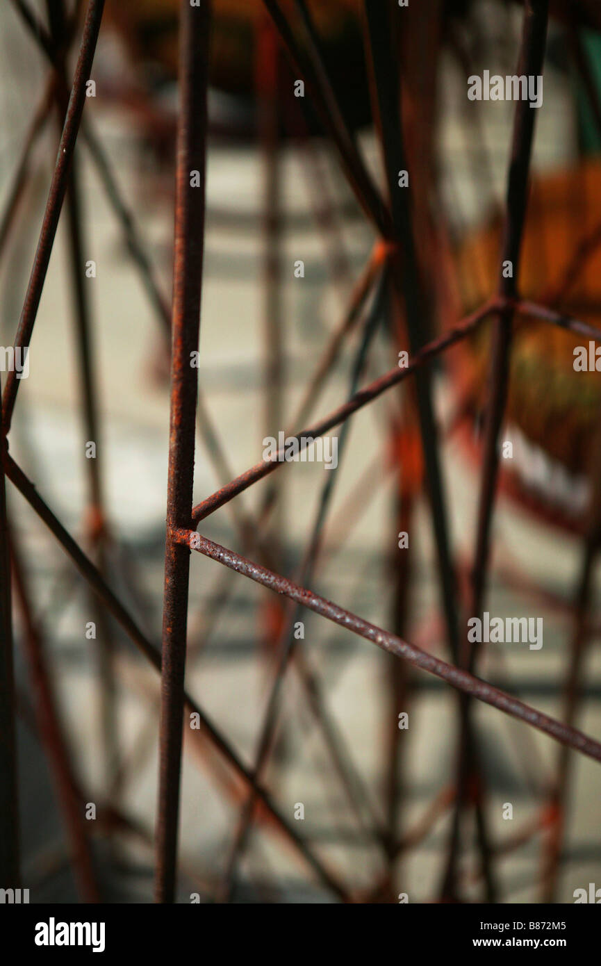 Rusted Steel Framework Stock Photo - Alamy