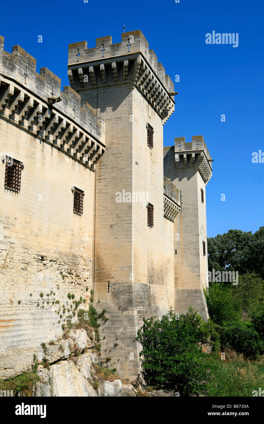 The 15th century castle of King René (1409-1480) in Tarascon, France ...