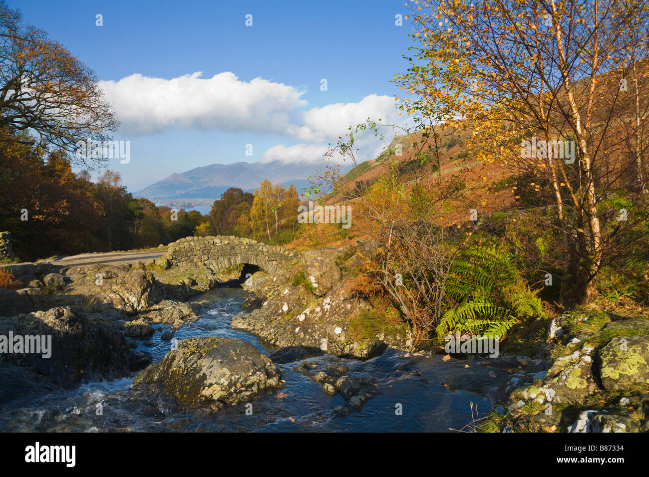 Ashness Bridge, Lake District, Cumbria, England Stock Photo - Alamy