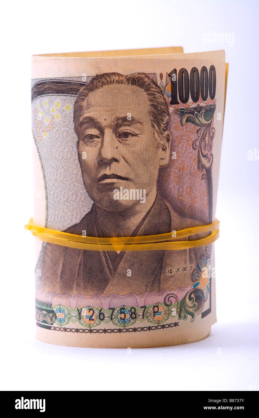 Roll of paper notes Stock Photo - Alamy