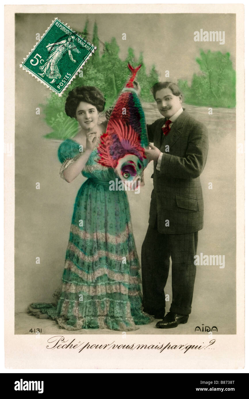 April Fool's Day / Poisson d'Avril - early 1900s traditional French ...