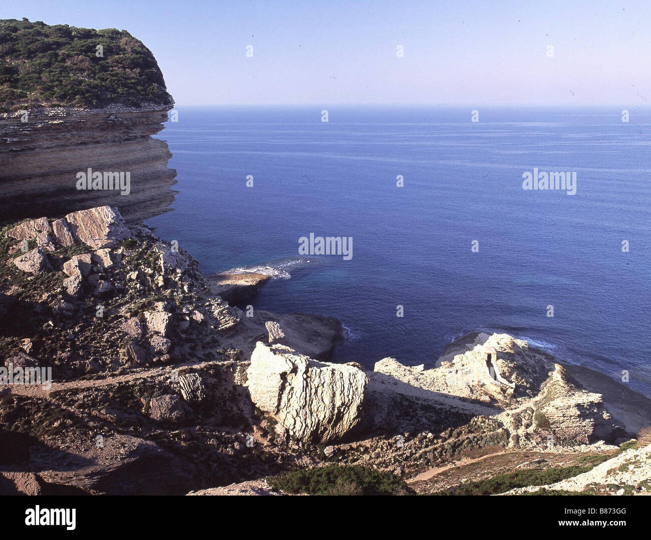 Accore coast, view of the former battery of artillery Stock Photo - Alamy