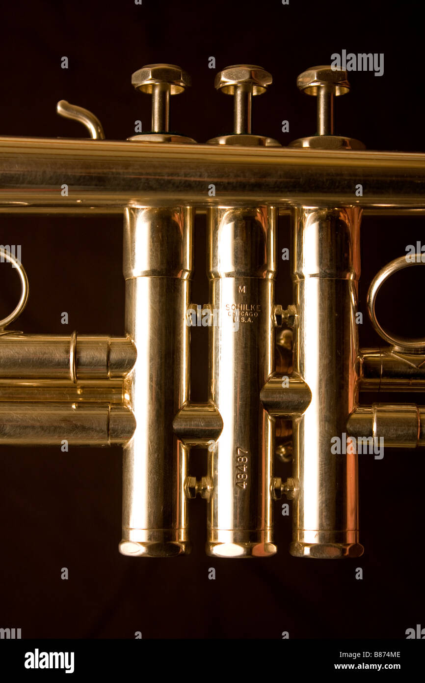Brass instrument valves hi-res stock photography and images - Alamy