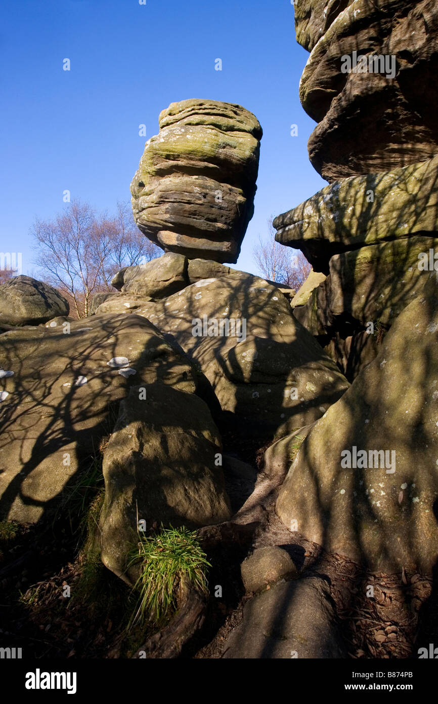 Brimham Rocks Yorkshire England UK Stock Photo - Alamy