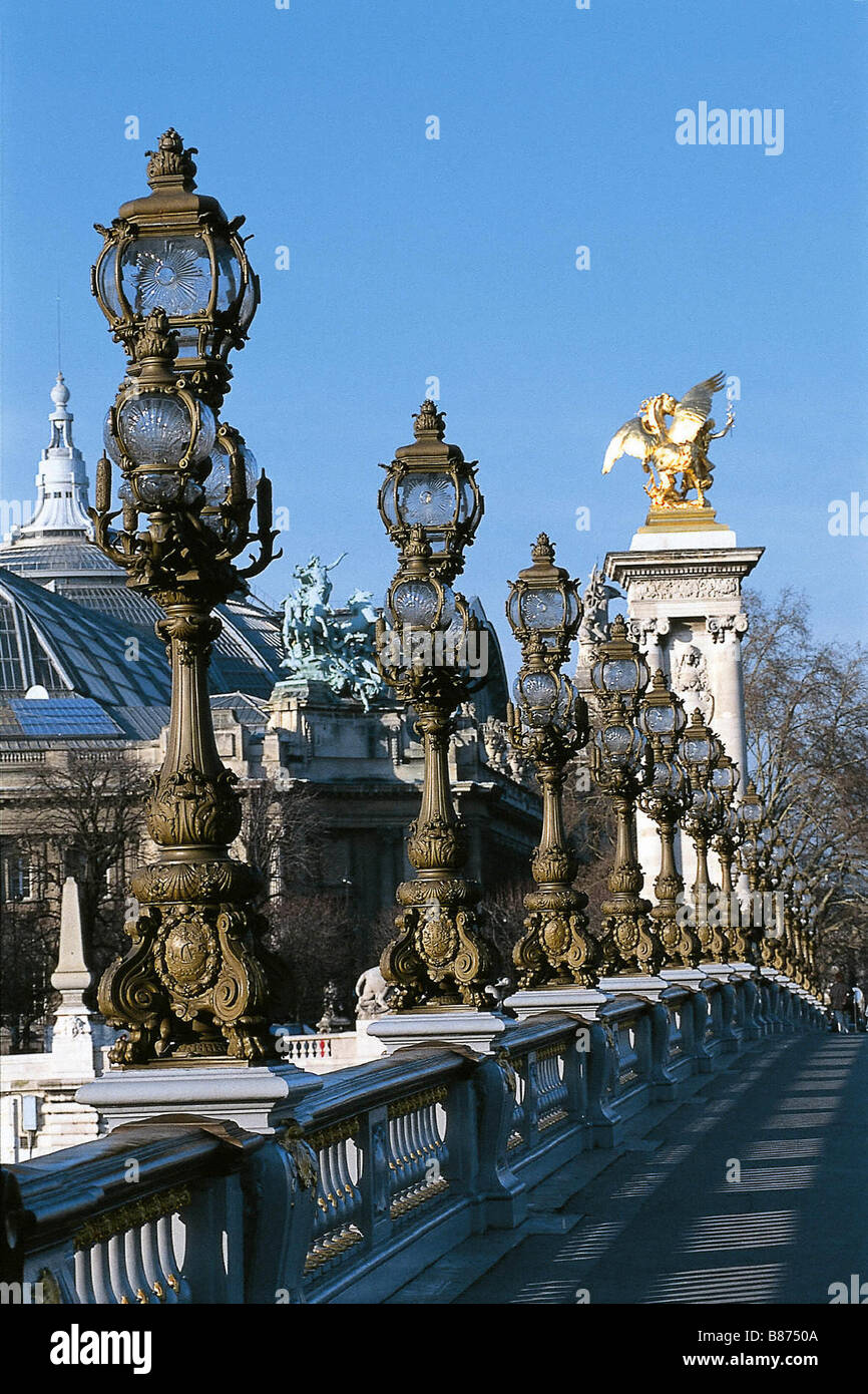 Alexandre the 3rd bridge hi-res stock photography and images - Alamy