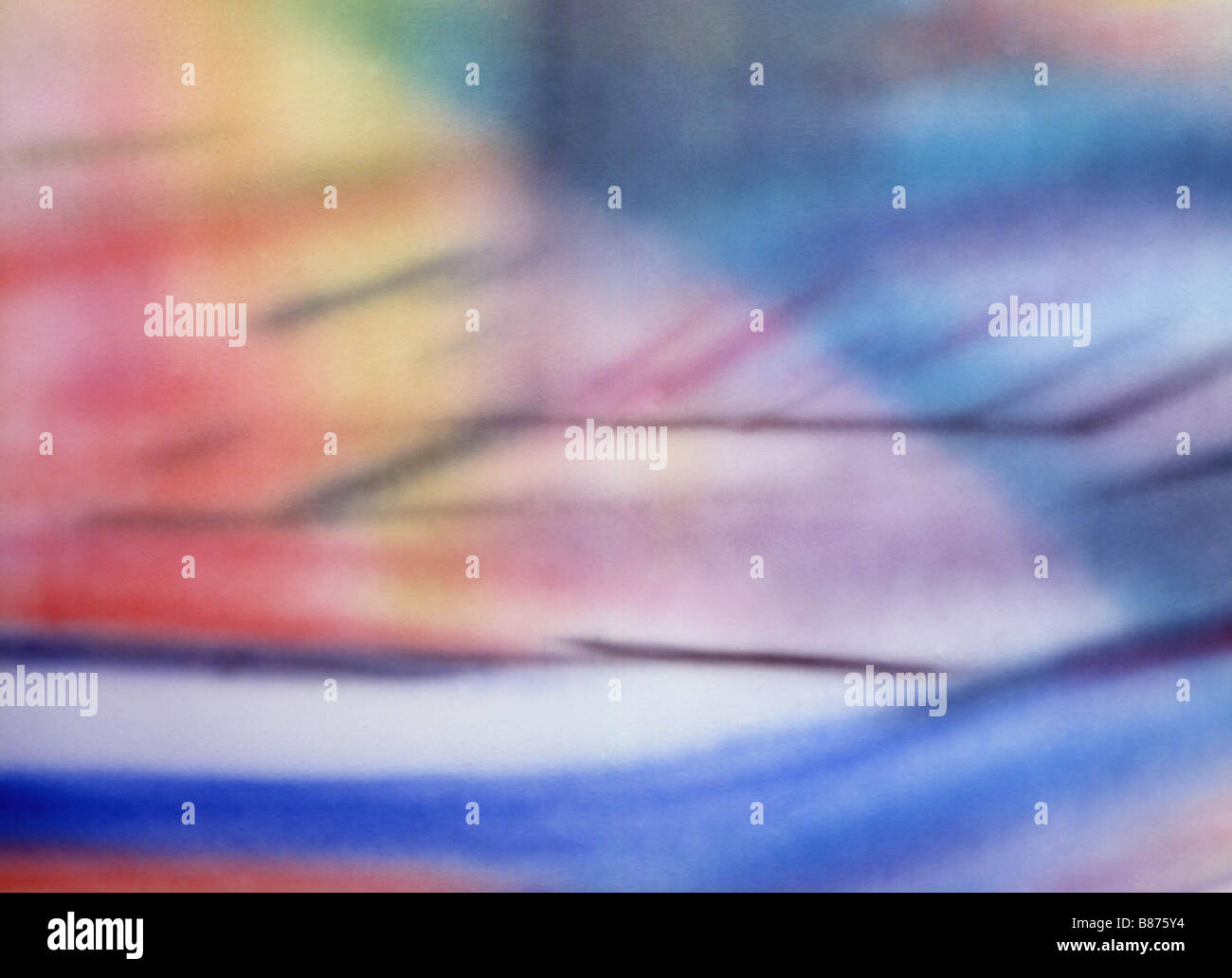 Effects with coloured pencil. Painted canvas tarp Stock Photo - Alamy